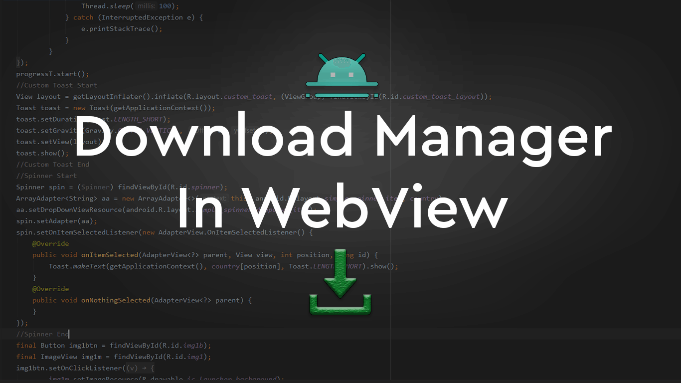 Download Manager In WebView – Android Studio Tutorial